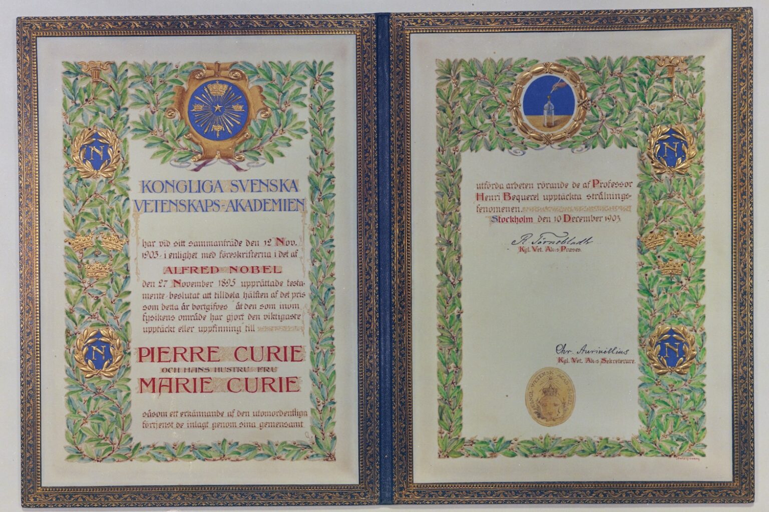 The 1903 Nobel Prize in Physics | Association Curie et Joliot-Curie